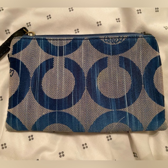 Coach | Bags | Coach Vintage Navy Blue Card Case | Poshmark